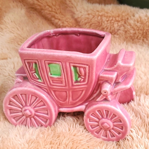 Other | Vintage Planter Coach Stagecoach Wagon Japan Ceramic | Poshmark